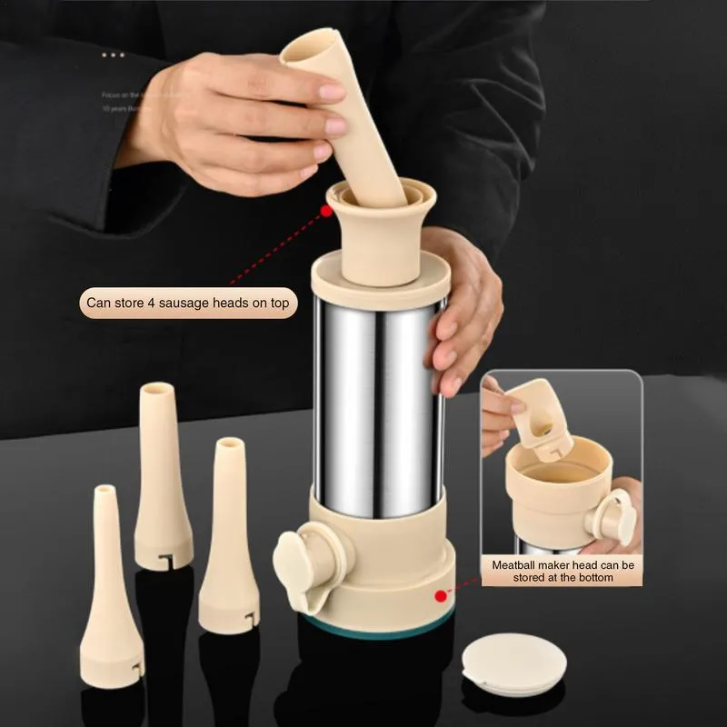 DHgate.com:Vertical Meat Sausage Stuffer Manual Sausage Maker Machine ...