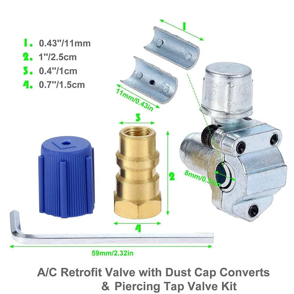 R134A Can Tap Valve BPV 31 Piercing Tap Valve Kit Car... From Ddmyapr ...