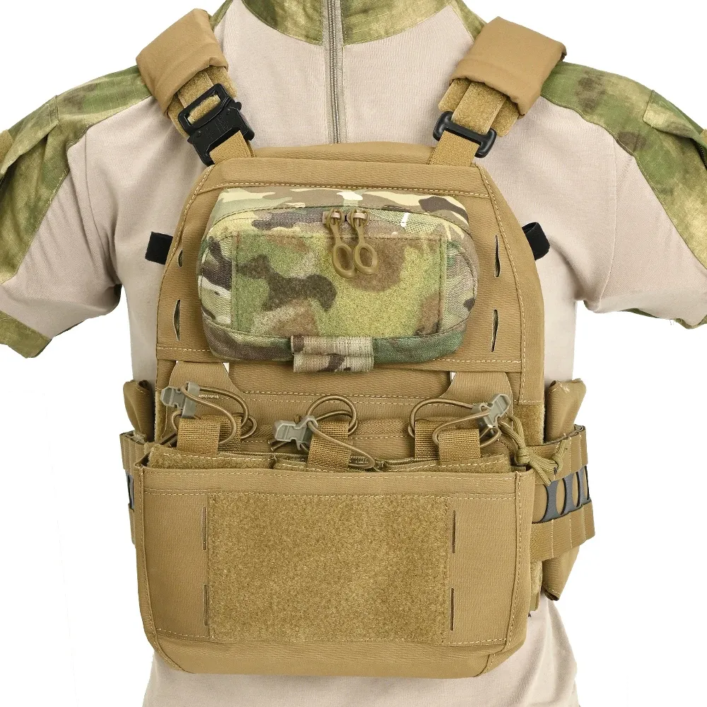 MOLLE Admin Pouch, Tactical Adapter Pouch For Plate Carrier, FCSK, FCPC ...