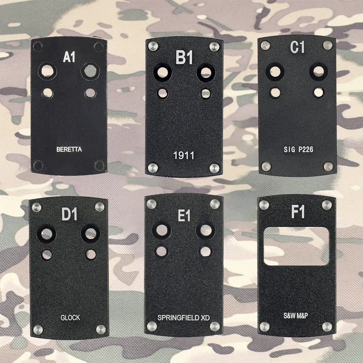 Red Dot Scope Mount Base For Glock 1911 Pistol Reflex Sight Battery ...