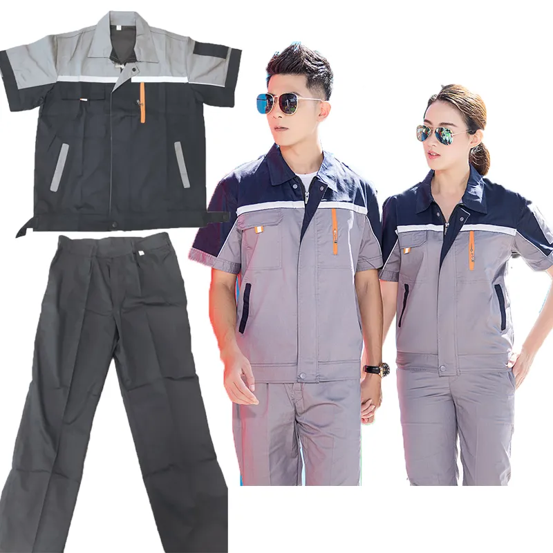 Breathable Summer Work Coveralls: Reflective Safety Uniforms for Men's ...