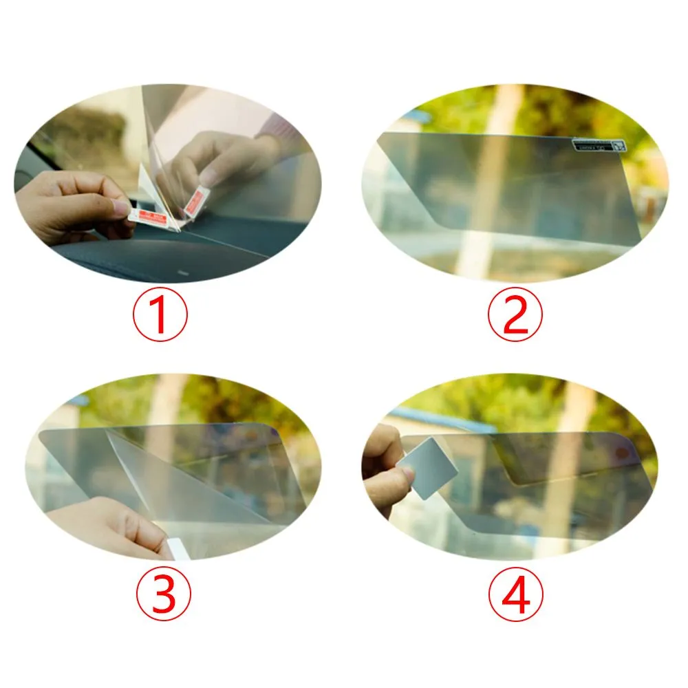 Auto Front Windshield Reflective Film Transparent Screen Sticker for ...