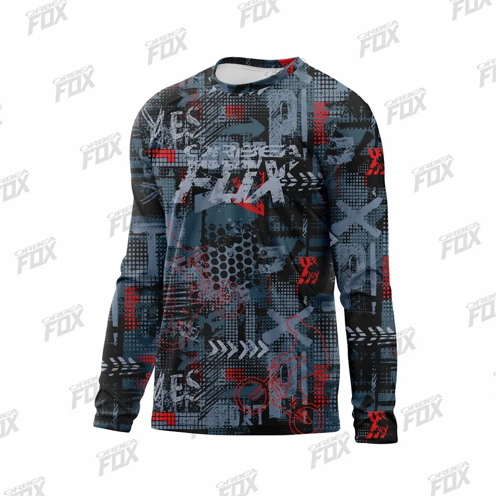 ORBEA FOX Mens Motocross Downhill Mountain Bike Jersey Lightweight ...
