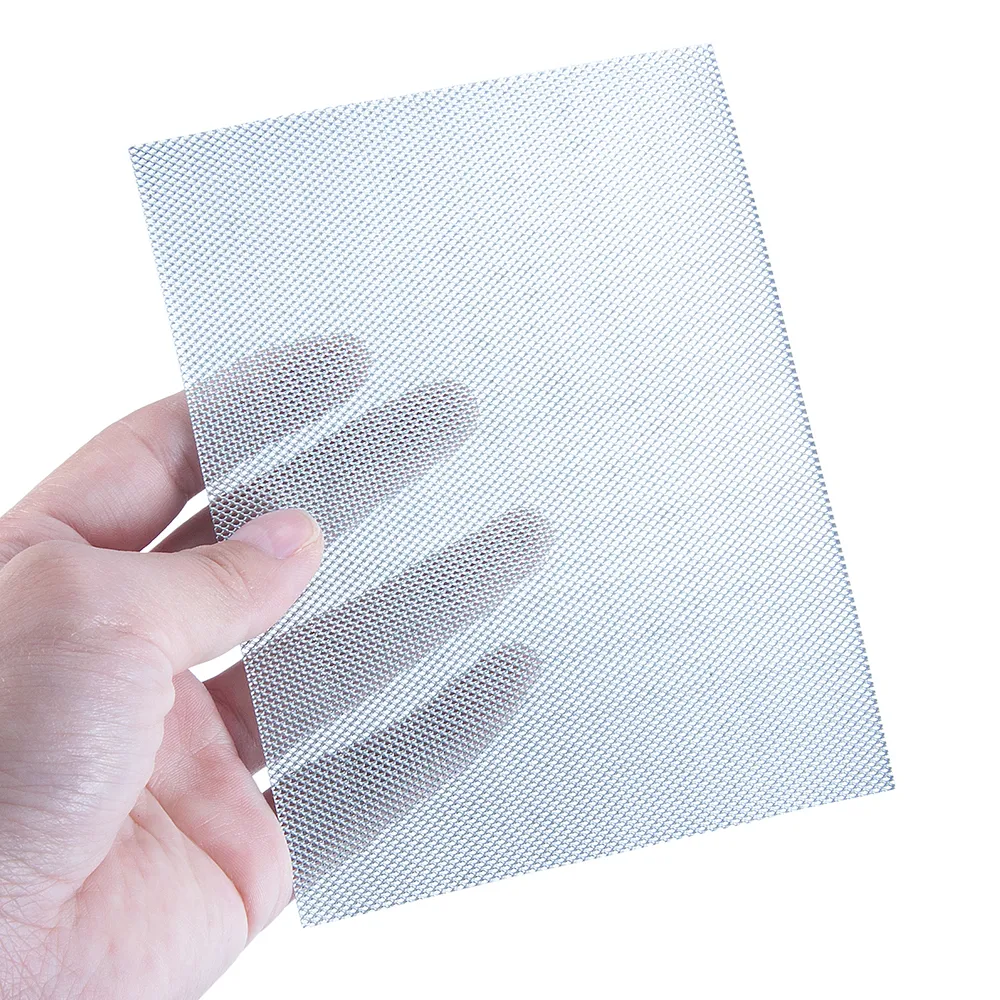 MIBIDAO Metal Front Hood Grille Radiator Mesh for Axial SCX10 Jeep ...