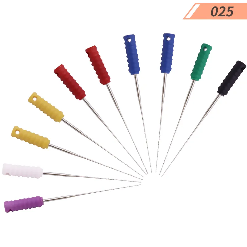 10 Pack Dental Barbed Broach Root Canal Files For Hand Use Cleaning And ...