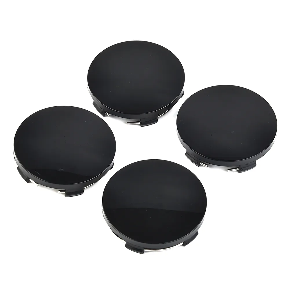 DHgate.com:4 Pack 60mm Black/Silver Universal Car Wheel Hub Center Caps ...