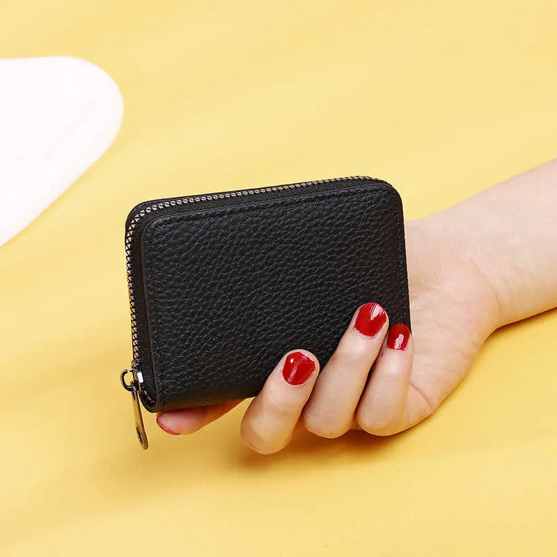 Slim Credit Card Wallet Womens Compact Card Bag With Multiple Card ...