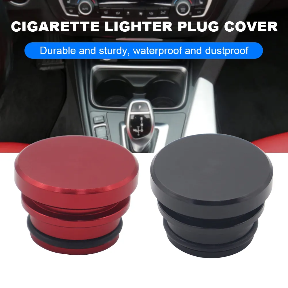 2 PackWaterproof Cigarette Lighter Plug Cover Cap Dustproof for Car ...