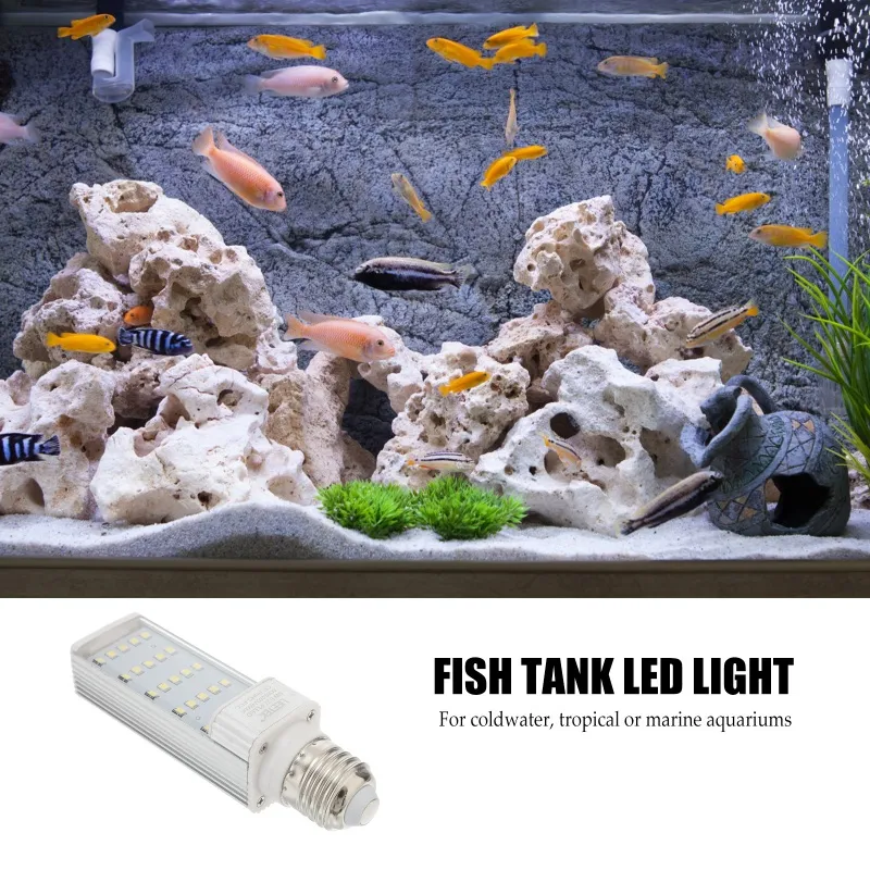9W Full Spectrum LED Grow Light Bulb, Aquarium Light for Fish Tank ...