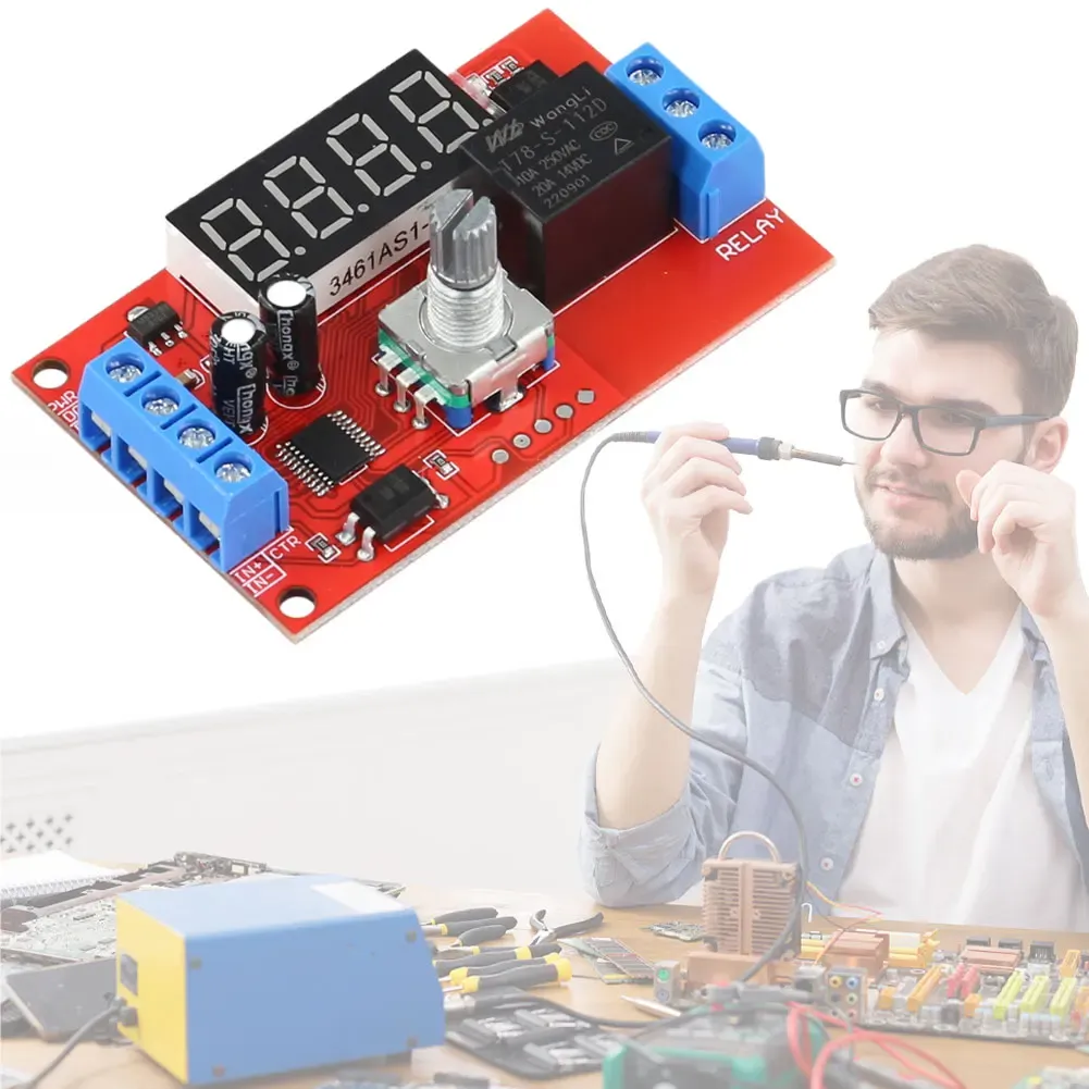 Timer Relay Delay Switch Module Dc5v 12v 24v Time Delayed Trigger Timing Switch Relays Board