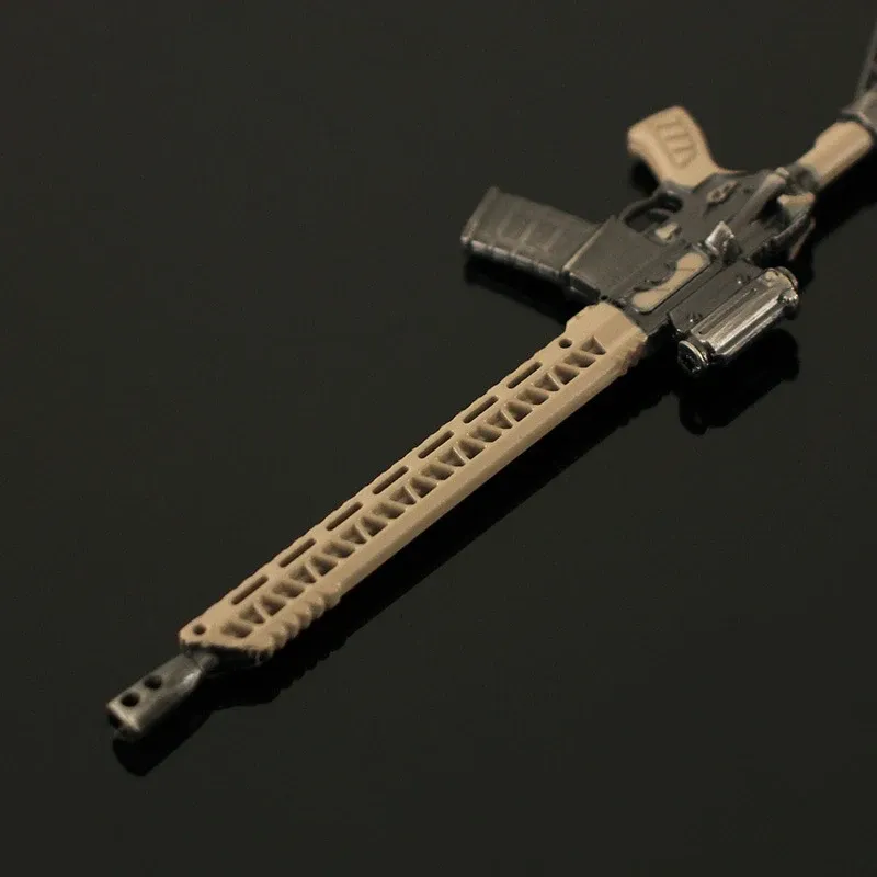 Wüstengrau Metalllegierung Schlüsselbund Mini Waffenmodell 2024 Sicheres Sammlerspielzeug Von $7 ...