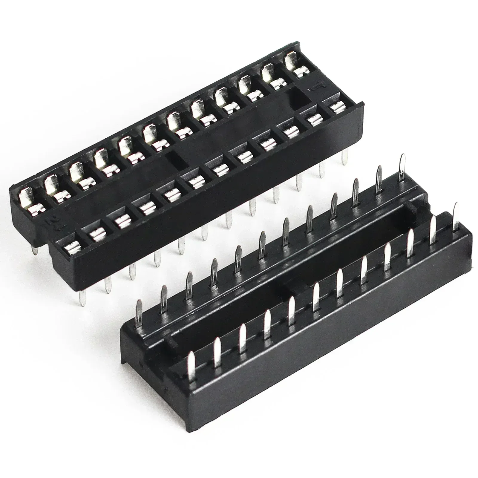 10-Pack 6P to 28P IC Sockets, Solderable DIP Integrated Circuit Sockets ...