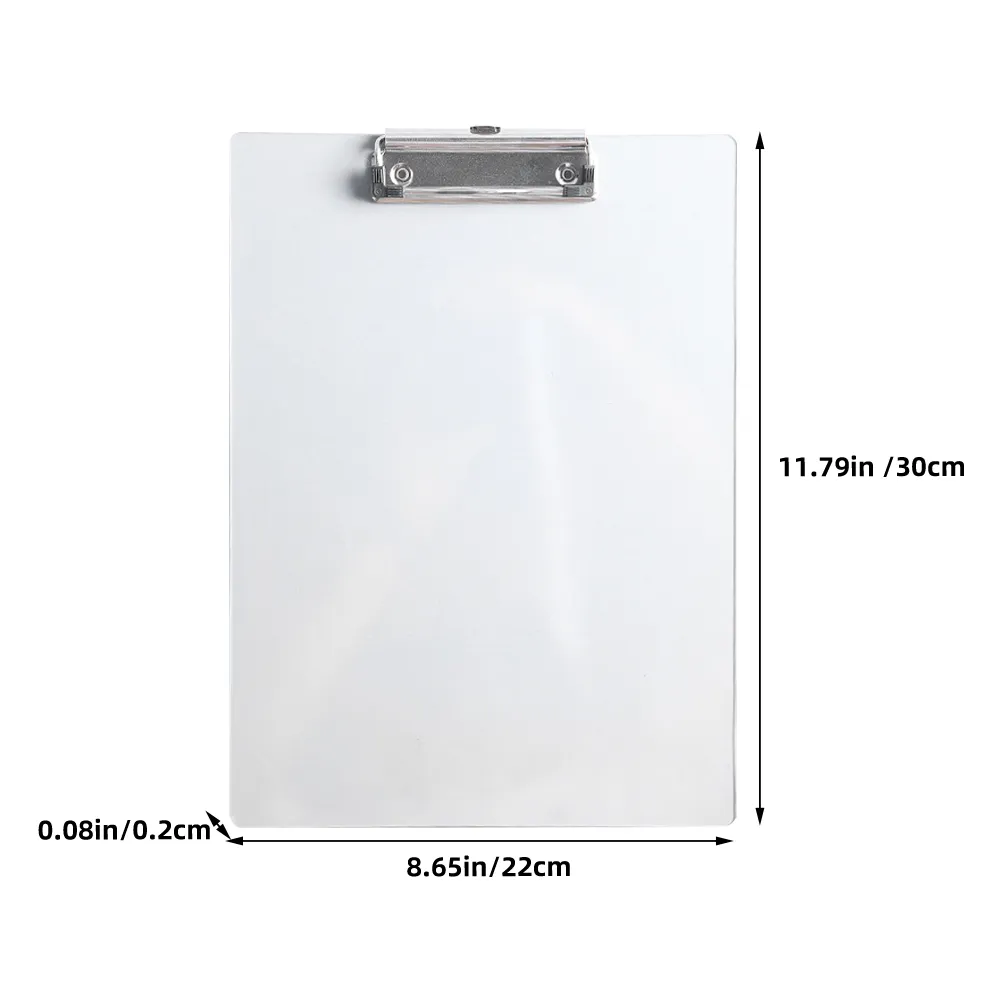 DHgate.com:2-Pack Clear Acrylic Clipboard, A4 Size Transparent Writing ...