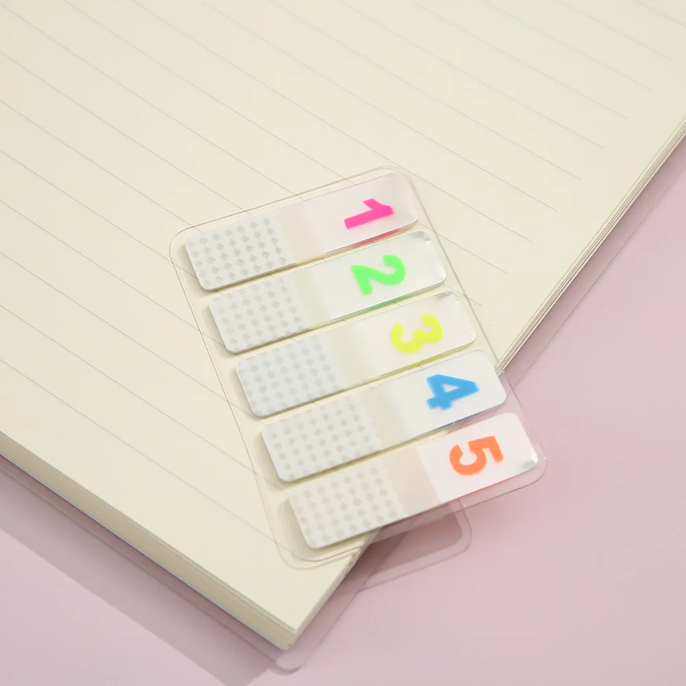 7 Packs Colorful Sticky Notes Memo Pad Self-Adhesive Label Index Tabs ...