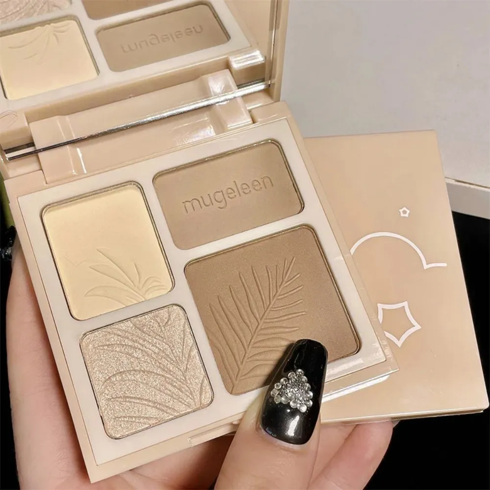 Body Bronzer Powder Palette: Matte & Shimmer Face Contouring Kit, Long ...