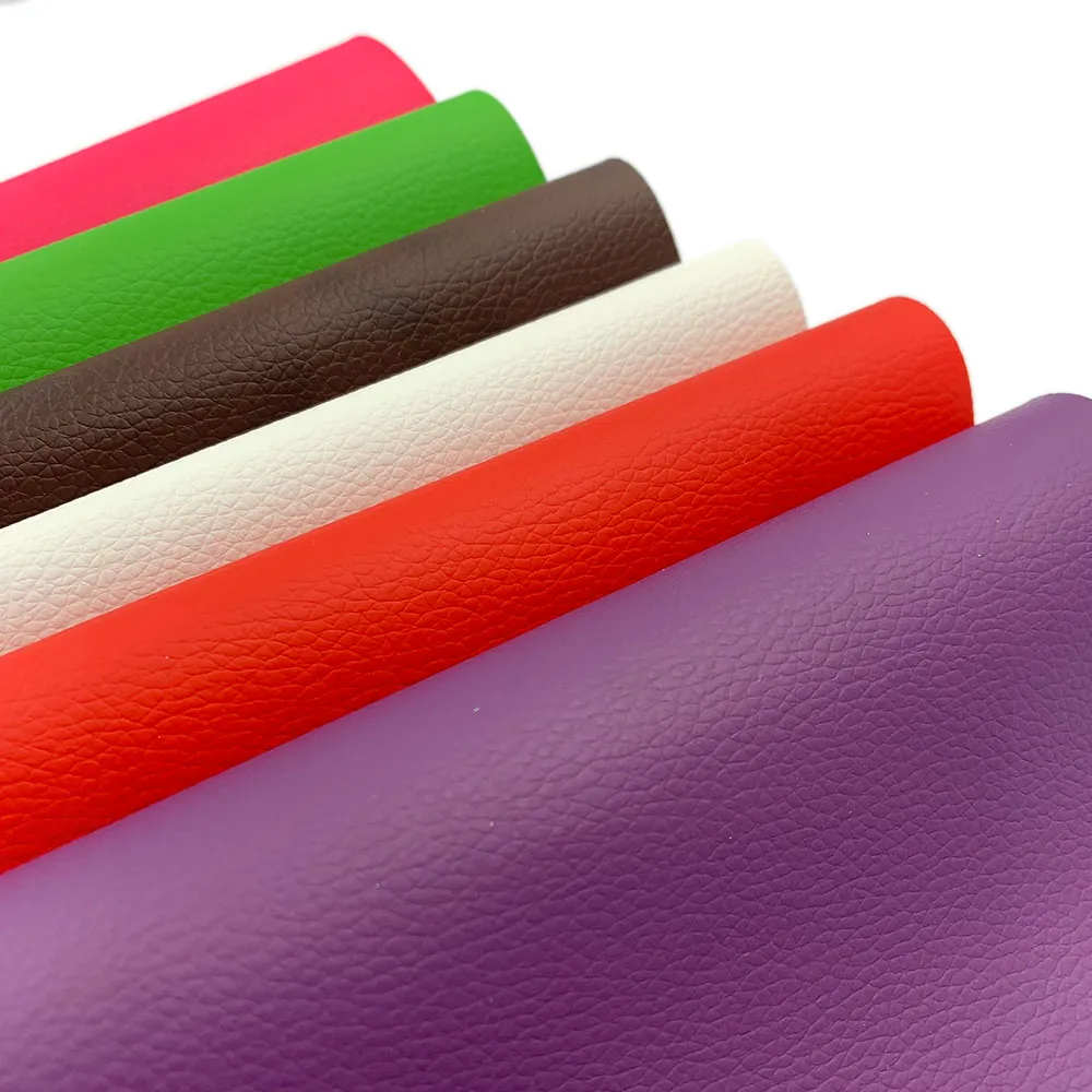 Pack A4 Litchi Pattern PU Leather Fabric for Sewing Bags Clothing Sofa ...