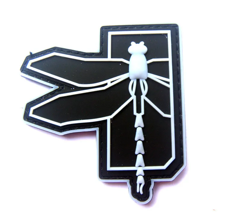 MC Color Dragonfly PVC iron on patches - Tactical Morale Badge Replica ...