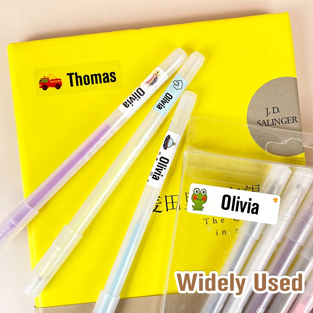 Custom Children's Name Tag Stickers Waterproof Personalized Labels With ...