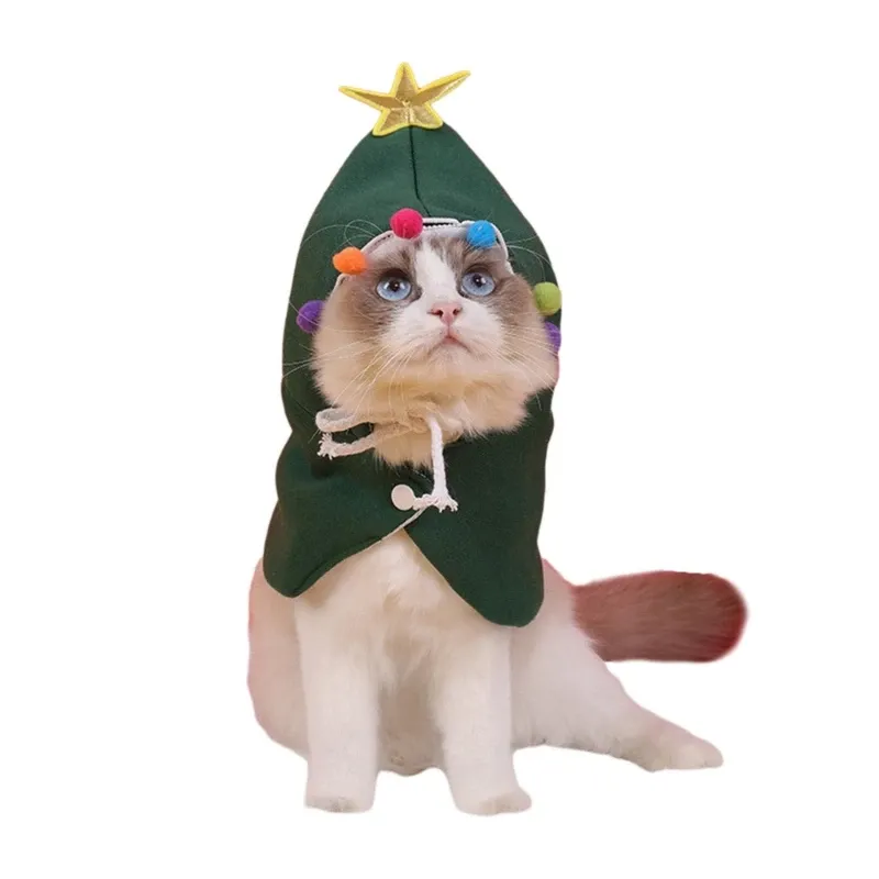 DHgate.com:Cozy Fleece Cat Dog Cloak with Hood for Winter Holiday ...