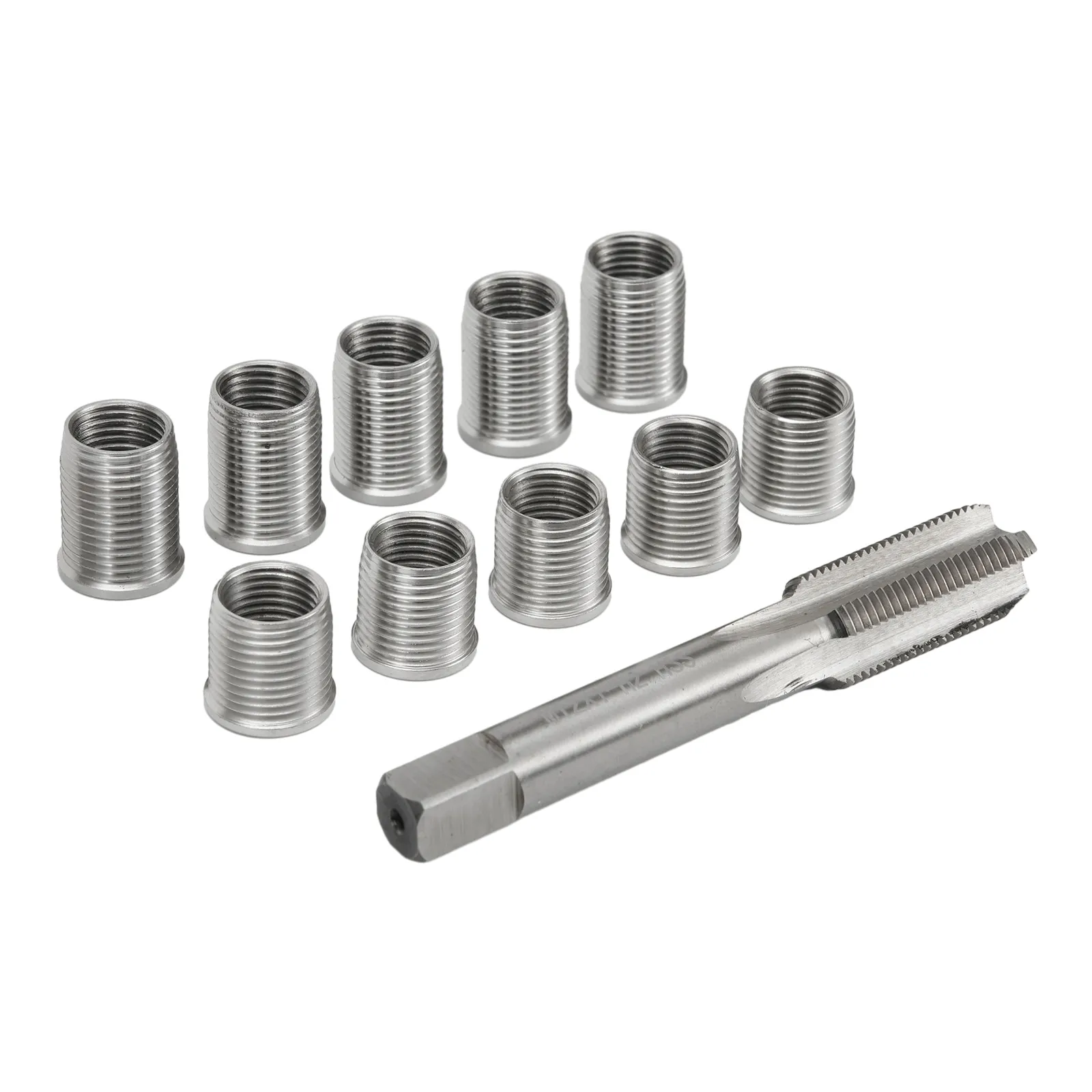 10-Piece M10x1.0 and M12x1.0 HSS Steel Tap and Die Set for Thread ...