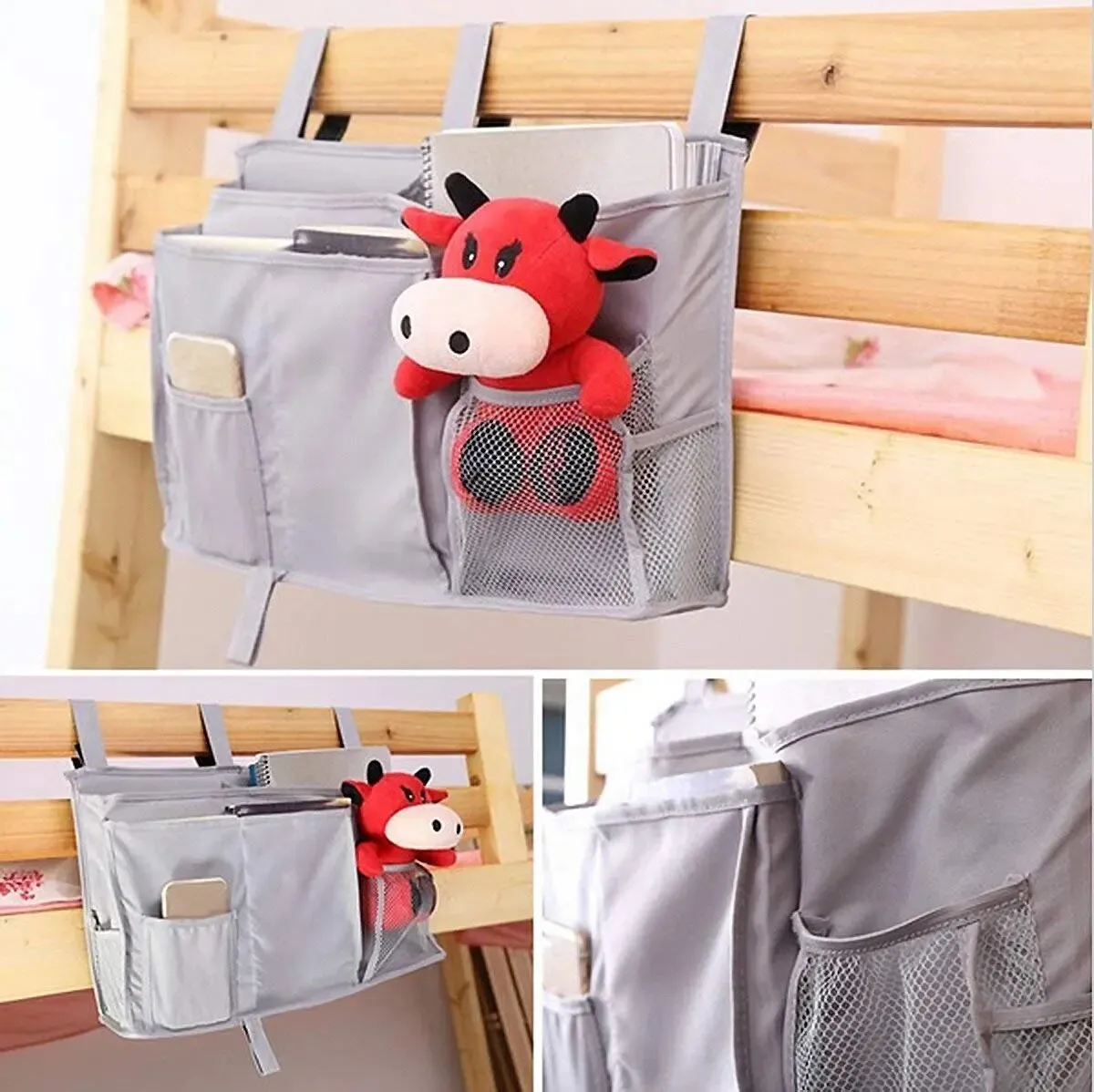 Multi Pockets Bedside Hanging Storage Bag Made of Durable Oxford Cloth ...