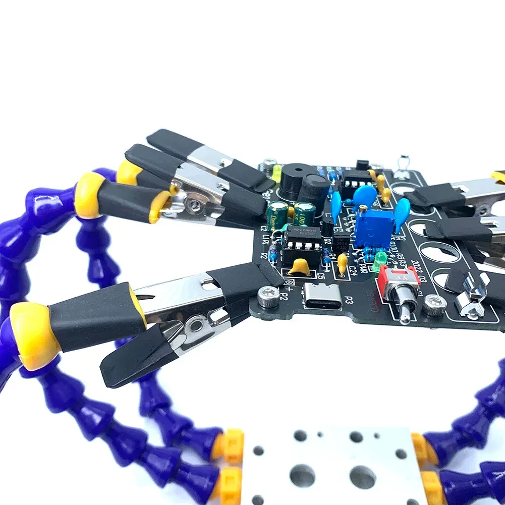 Workbench Vise Clamp With Flexible Arms: Third Hand Tool For PCB ...