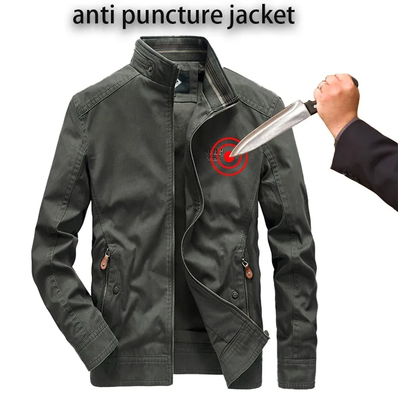 Stab Resistant Tactical Jacket: Flexible, Cut & Chop Proof. Military ...