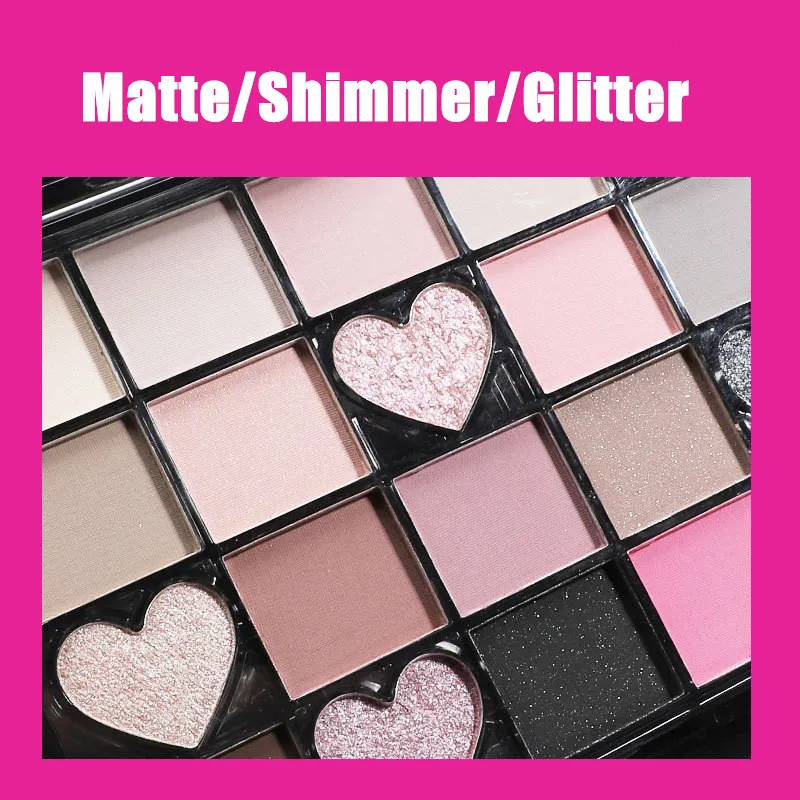 Smoky Eye Palette: 20 Shades Cool Dark Eyeshadows, Matte, Glitter ...
