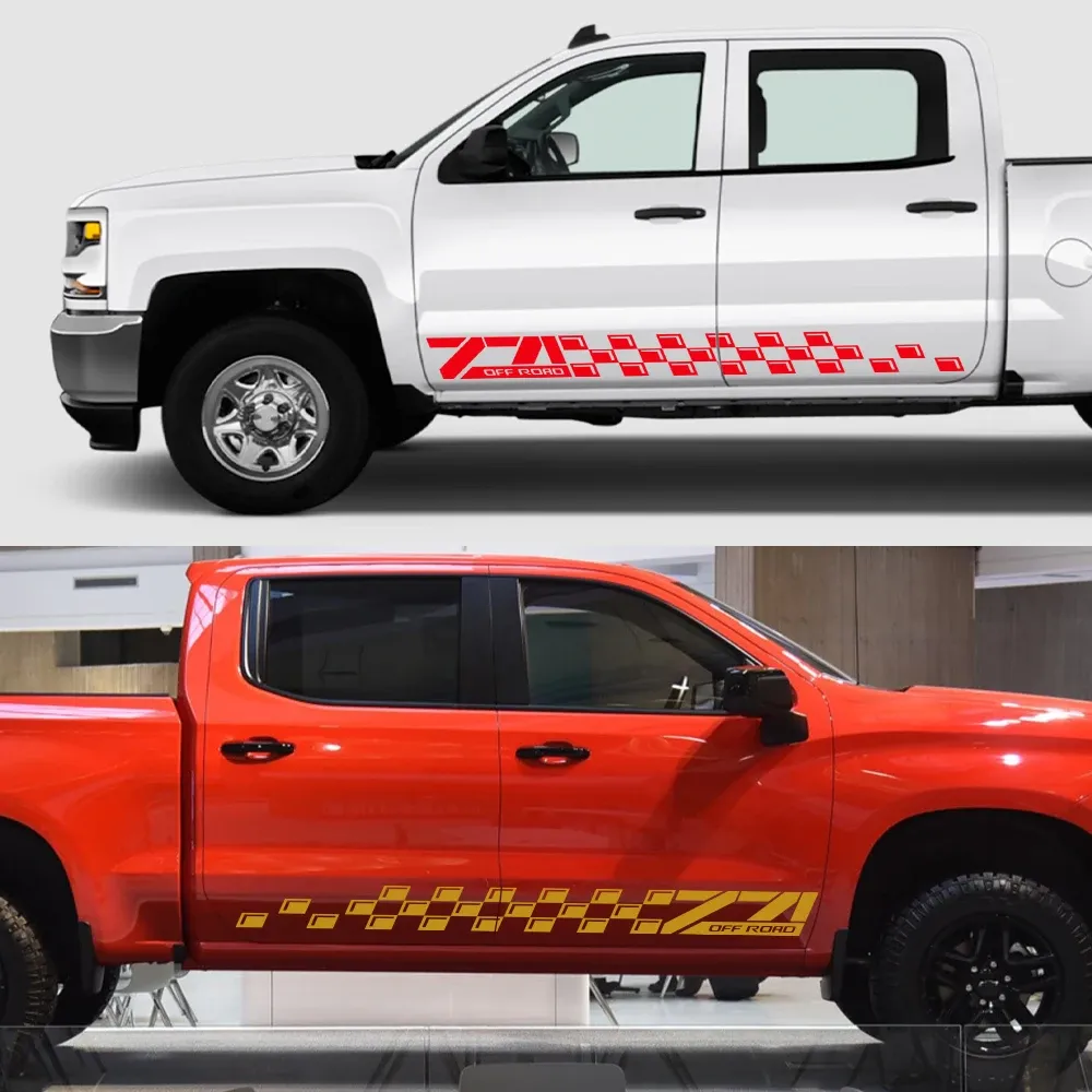 Car Stickers Pickup Door Side Stripes Decals For Chevrolet Colorado ...