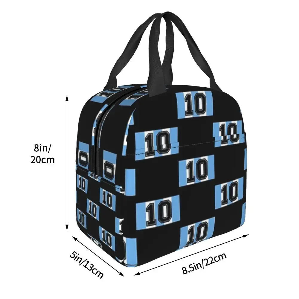 Retro Style Insulated Lunch Bag - Perfect for Soccer Fans! Leakproof ...