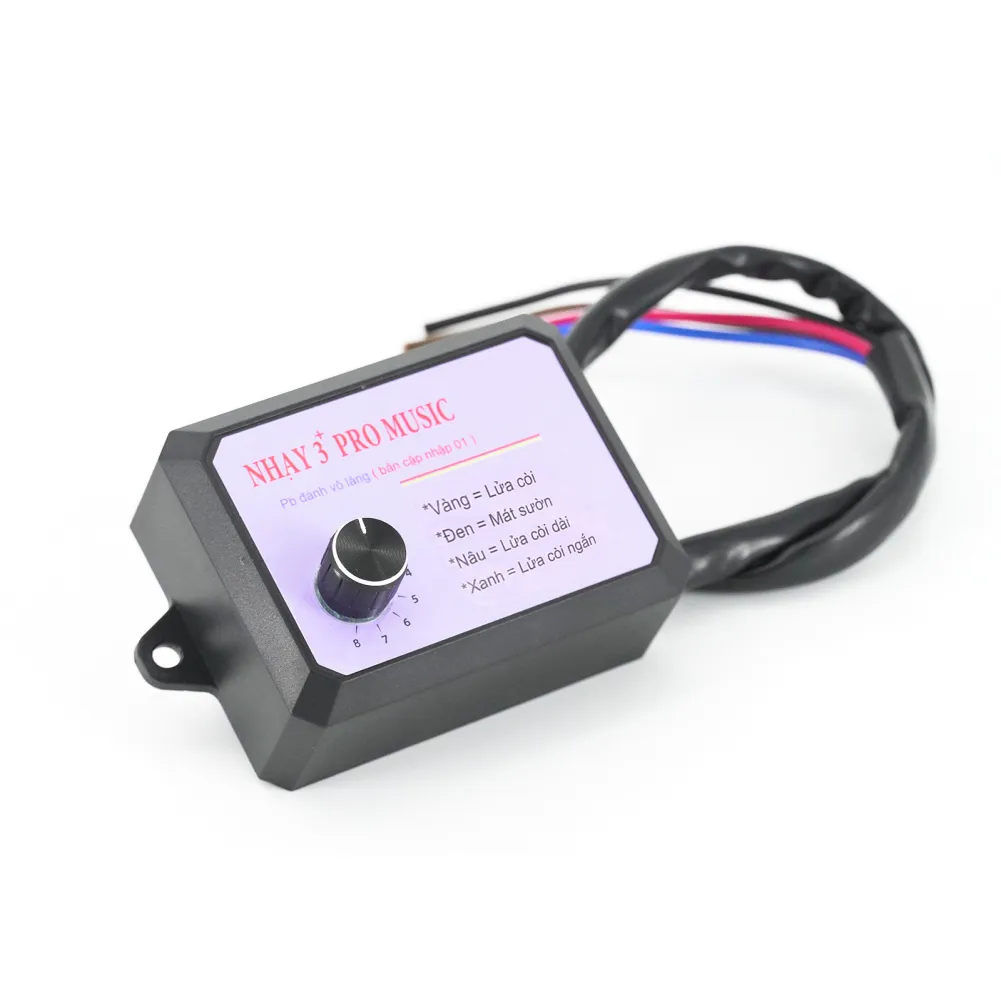 8 Sound Electronic Horn Controller, Volume Adjustment Knob Multimedia ...