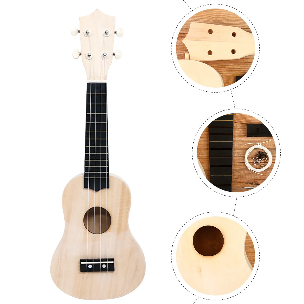 Music Instrument Kits: Ukulele DIY Assembly Kit, Includes All Necessary ...