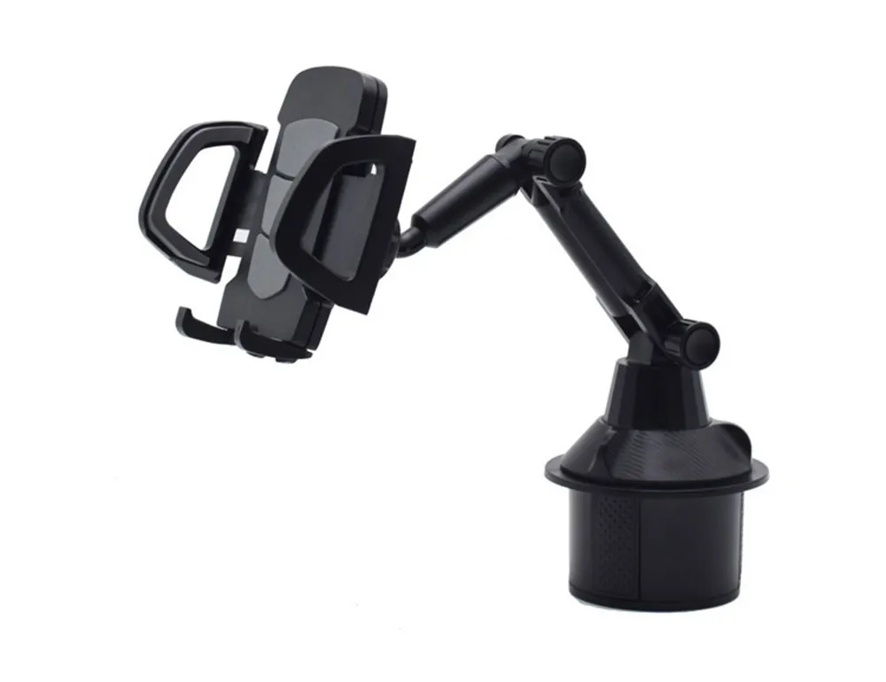 Car Cup Holder Mount Mobile Phone Stand Cradle 360-Degree Adjustable ...