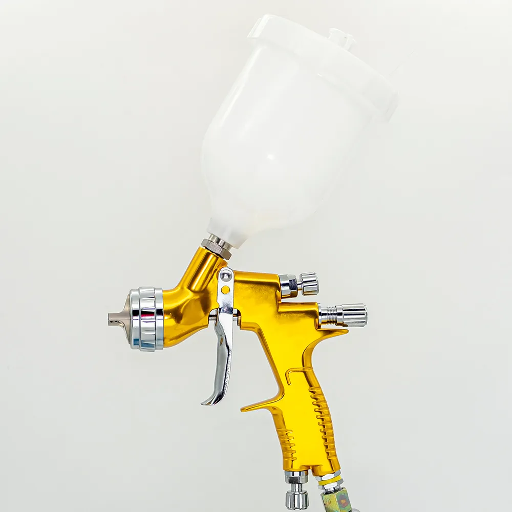 Gold Water Based Spray Foam Guns With Mixing Cup For Cars High Quality ...