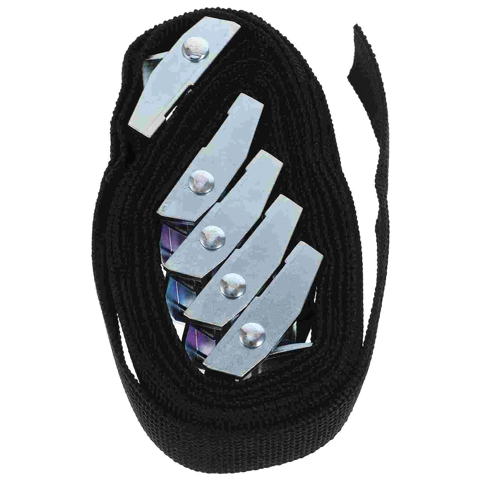 Heavy-Duty 5-Pack Zinc Alloy Ratchet Straps with Long Bungee Cords for ...