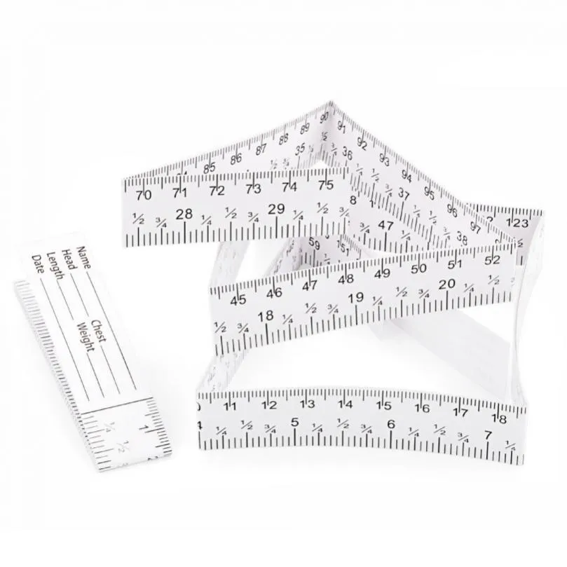 Sewing Measuring Tapes Disposable Wound Measuring Rulers, 24 Inch/60 Cm ...