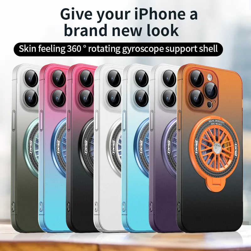 DHgate.com:Magnetic Gradient Case for iPhone 15/12/13/14 Series ...
