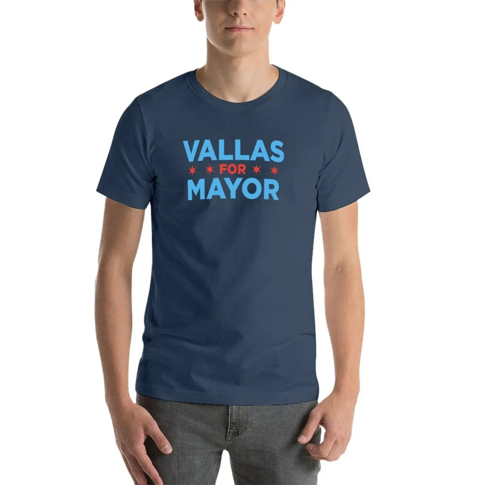 Oversized Paul Vallas for Chicago Mayor T-Shirt, Comfy Fitted Tee from ...