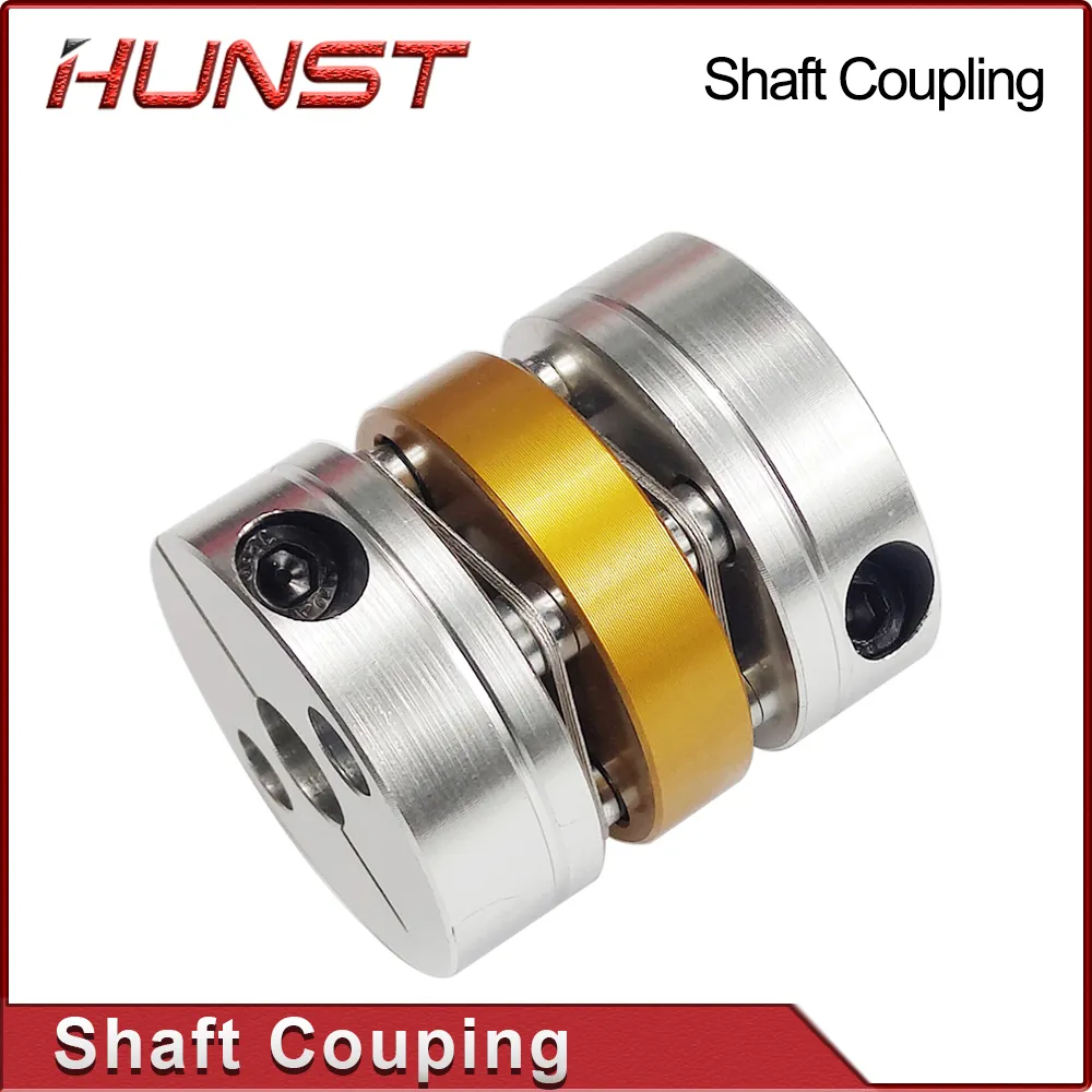 HUNST D42L49 Double Diaphragm Shaft Coupling, Bore 12x12mm, for Screw ...