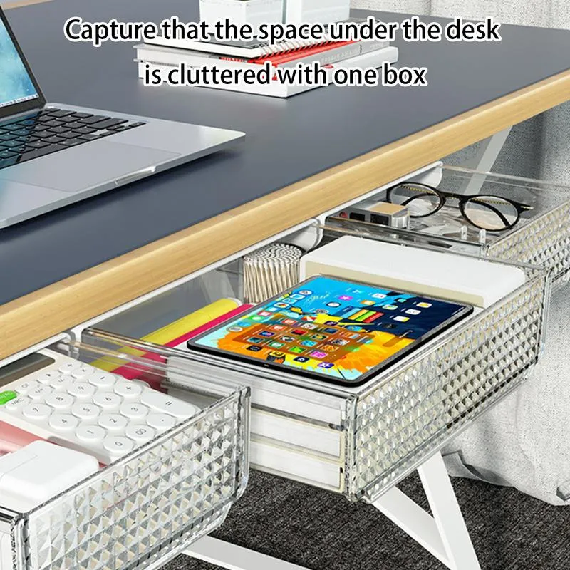DHgate.com:Desk Organizer with Drawer - Under Desk Organizer, Space ...