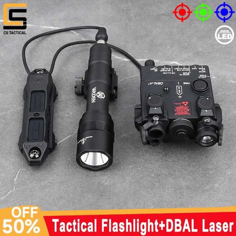 WADSN Tactical DBAL A2 Red/Green/Blue Dot Laser & M300A Light Set ...