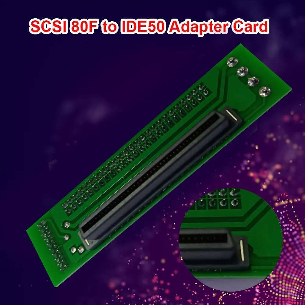 202450-Pin IDE Converter Card, SCSI SCA 80-Pin to 50-Pin IDE Computer ...