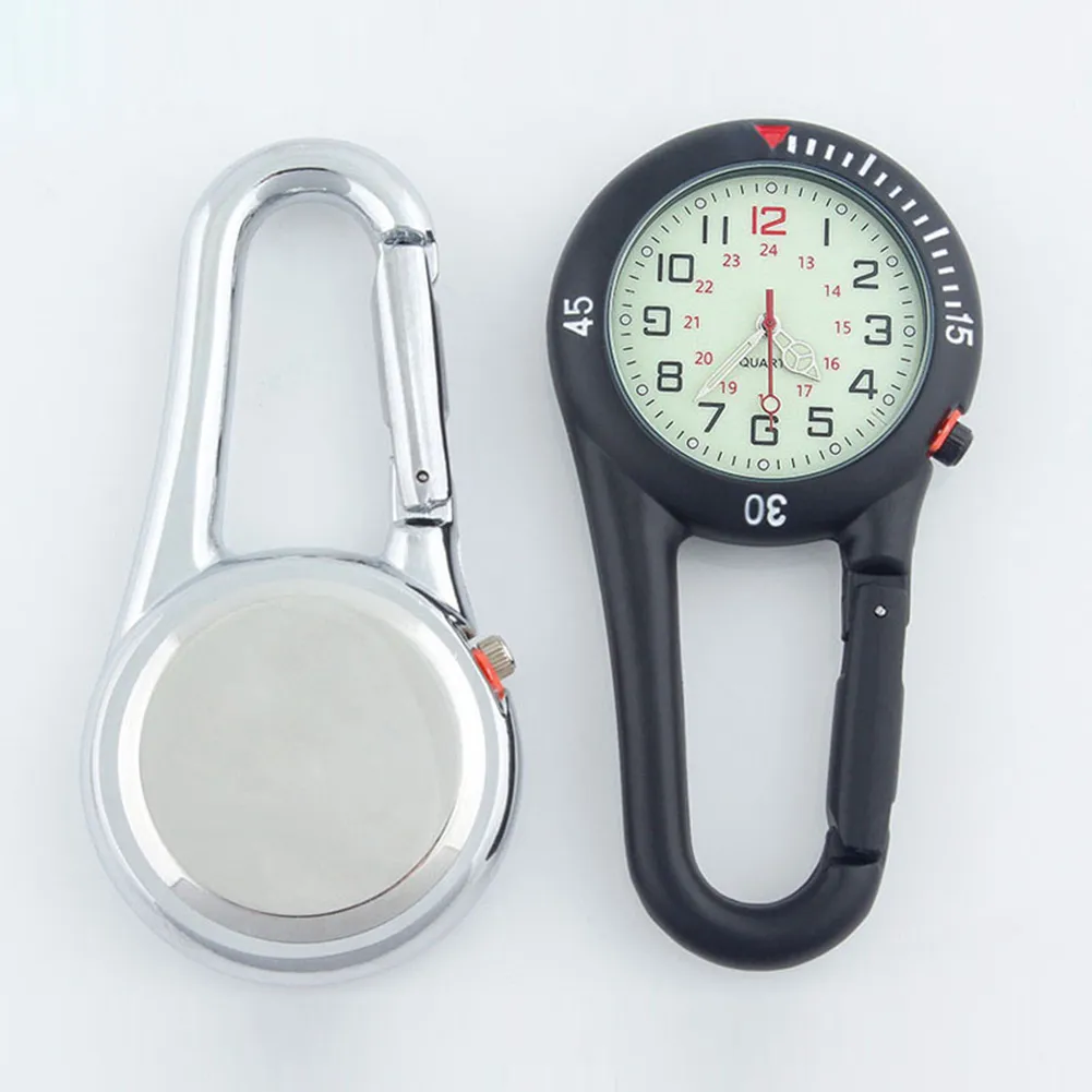 Multipurpose Outdoor Carabiner Pocket Watch: Durable Climbing Backpack ...