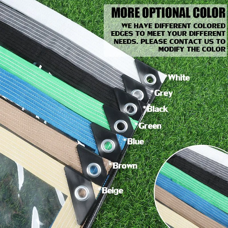 2024Outdoor Waterproof Tarpaulin, 0.3mm & 0.5mm PVC Clear Terrace ...