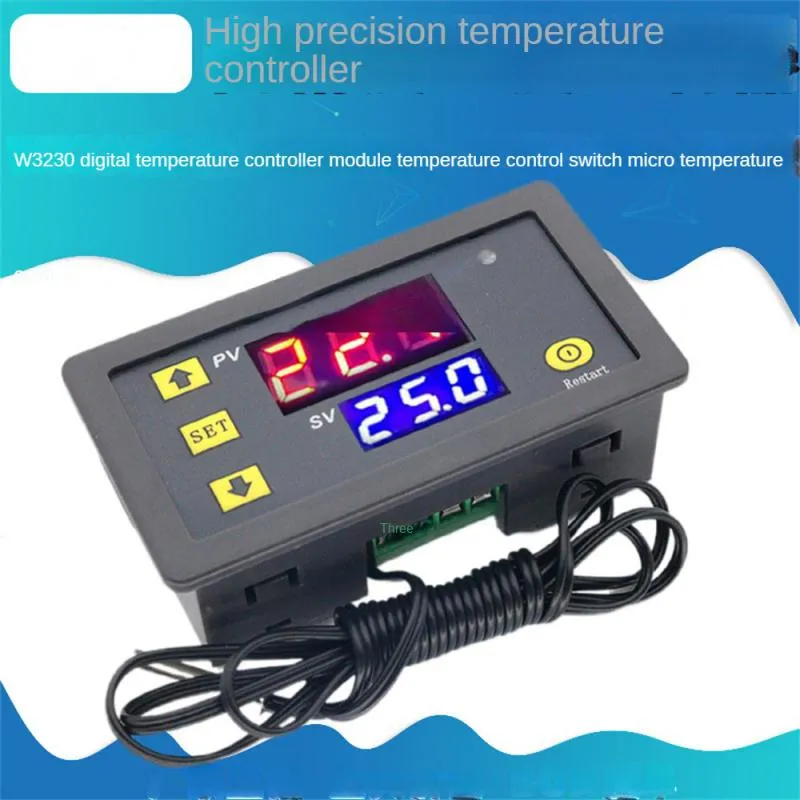 12V Power Probe Digital Temperature Control LED Display Thermostat With ...