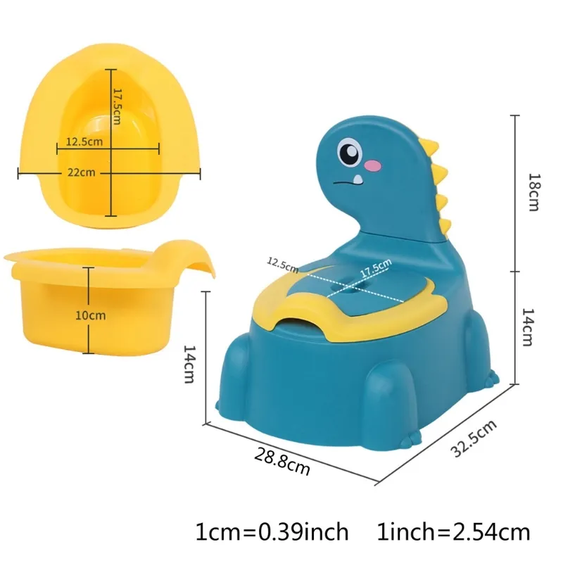 Portable Potty with Lid & Split Design - Toddler Training Toilet ...