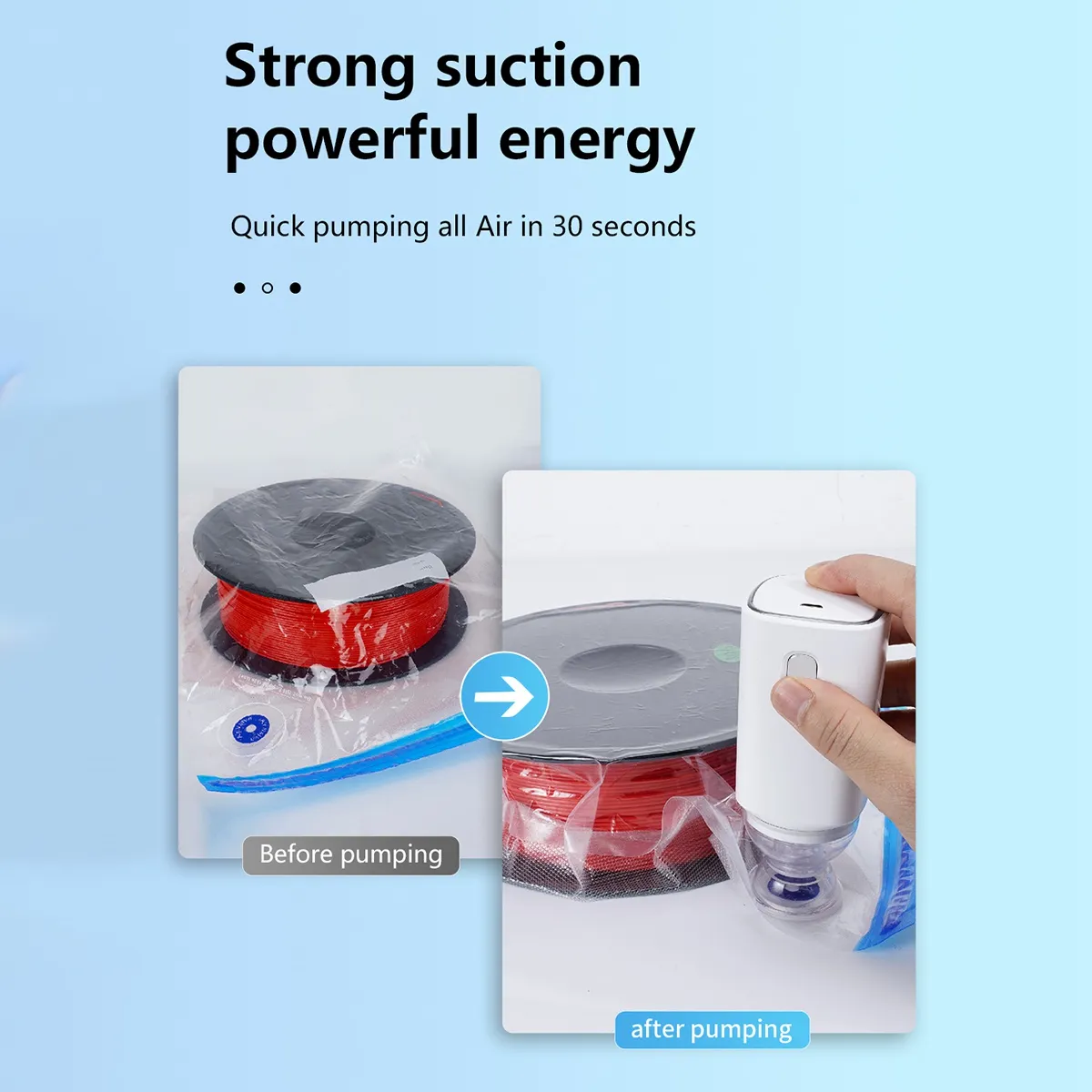 USB Electric Air Pump Dryer Kit: 10 Vacuum Bags for 3D Printer PLA ...