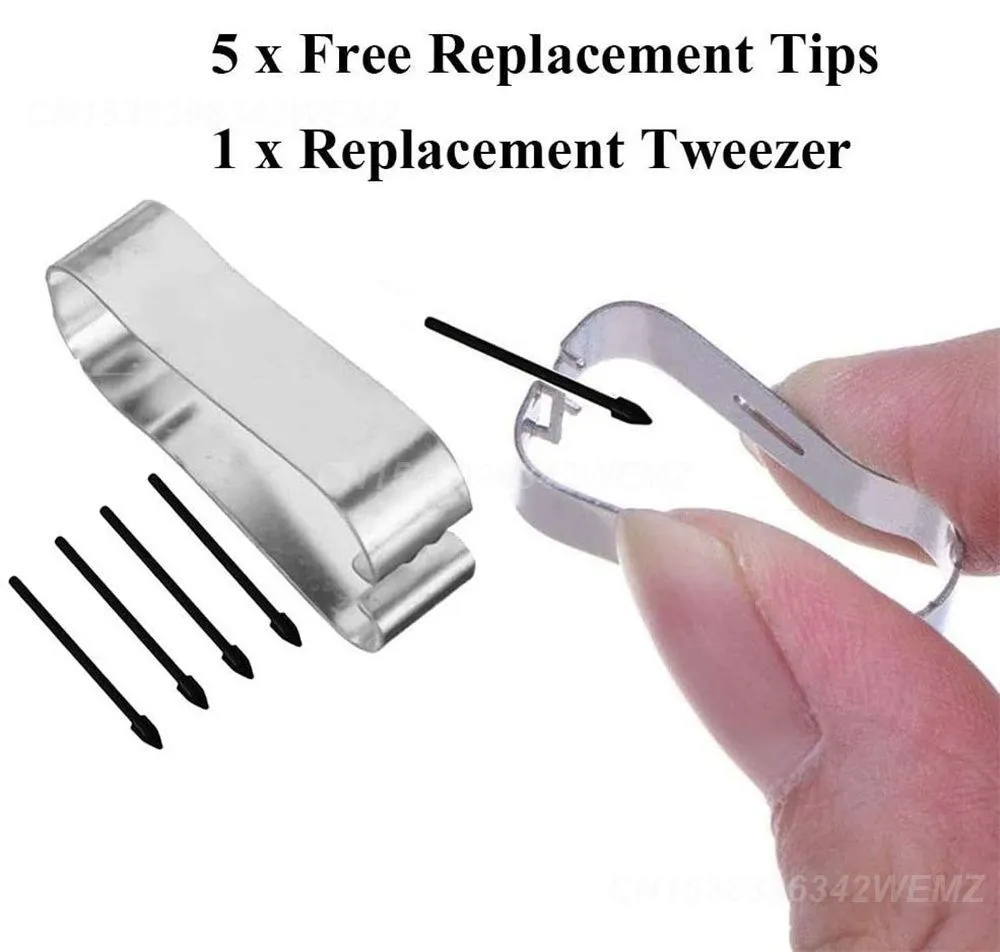 Stylus Tip Refill with Metal Clip for Capacitive Pen Nibs Compatible ...