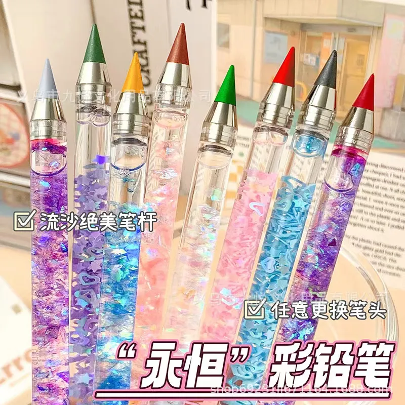 Upgraded Inkless Unlimited Writing Eternal Pencil Set - Black Tech ...