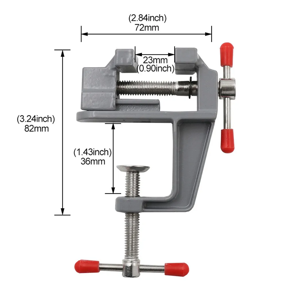 Mini Bench Vise Woodworking Clamp Fixing Clip Muliti Funcational ...